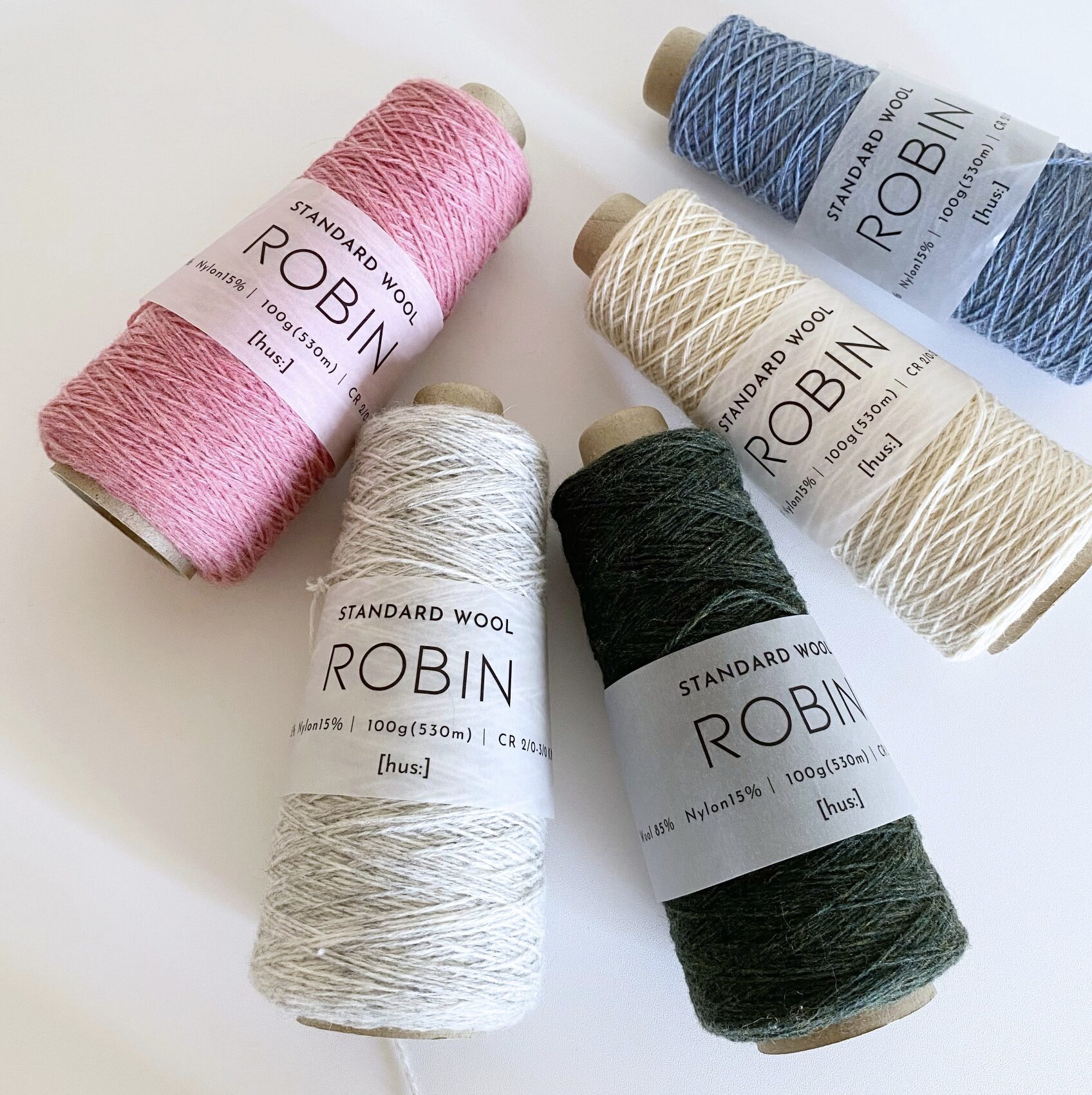 定番カラーも、ハンサムに決めたい差し色もおまかせ｜[hus:] Factory Robinロビン | 手編みのお店[hus:]フース｜編み物 ...